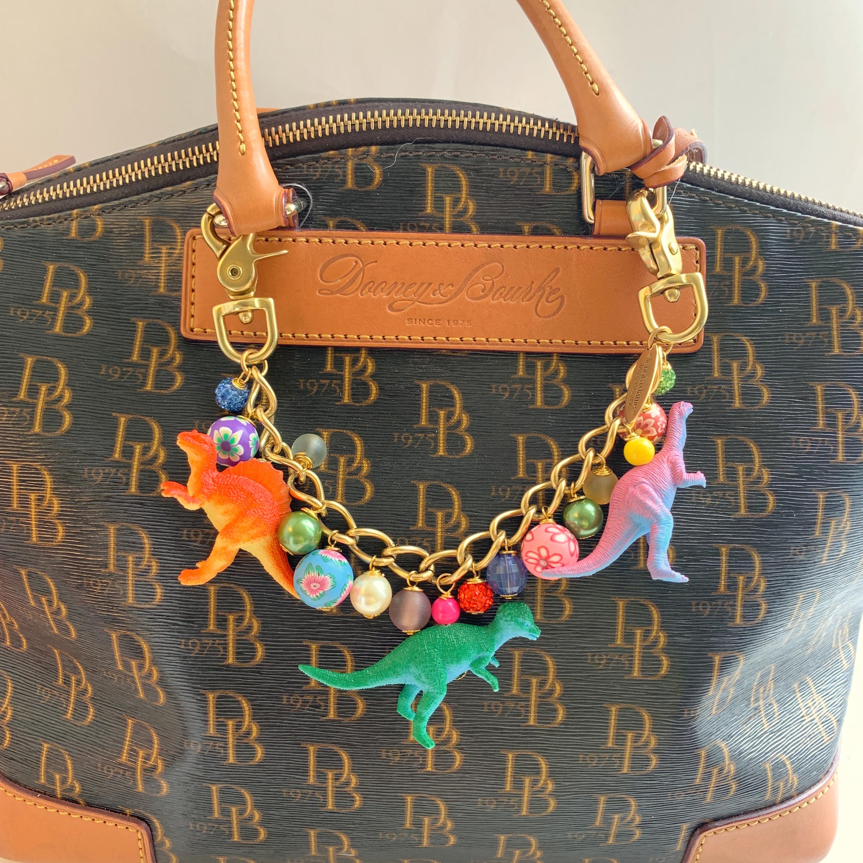 Dinosaur Chain Bag Charm – Lenora Dame