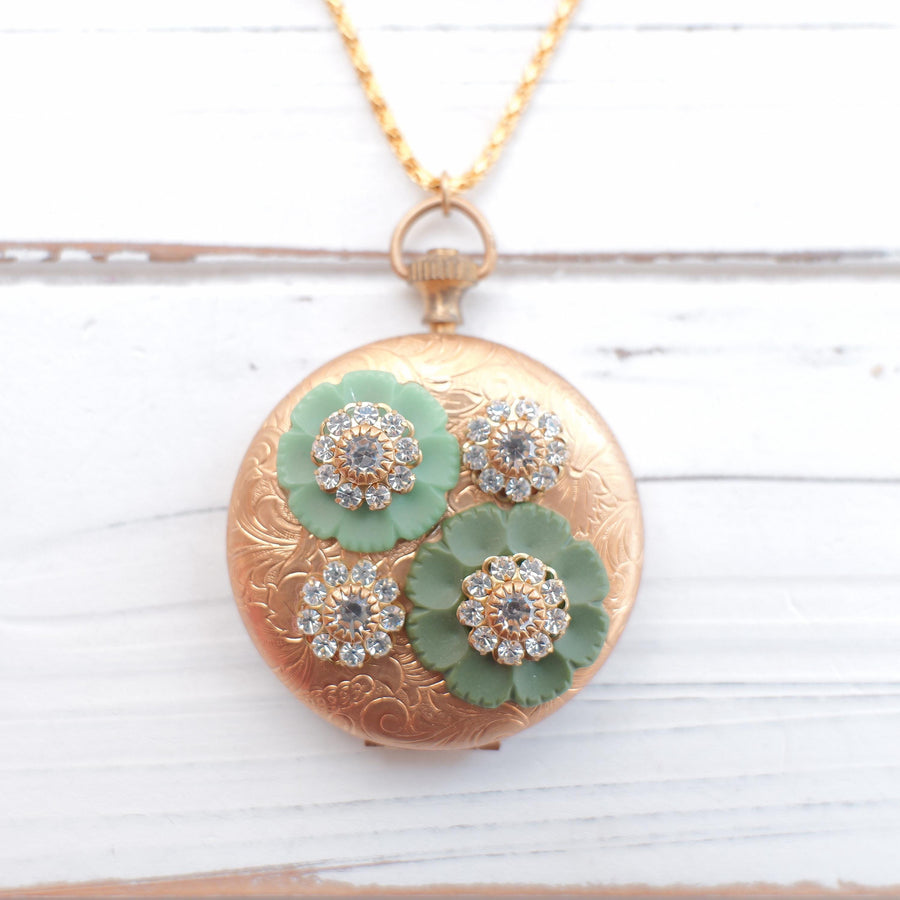 Lenora Dame One-of-a-Kind Vintage Locket Pendant