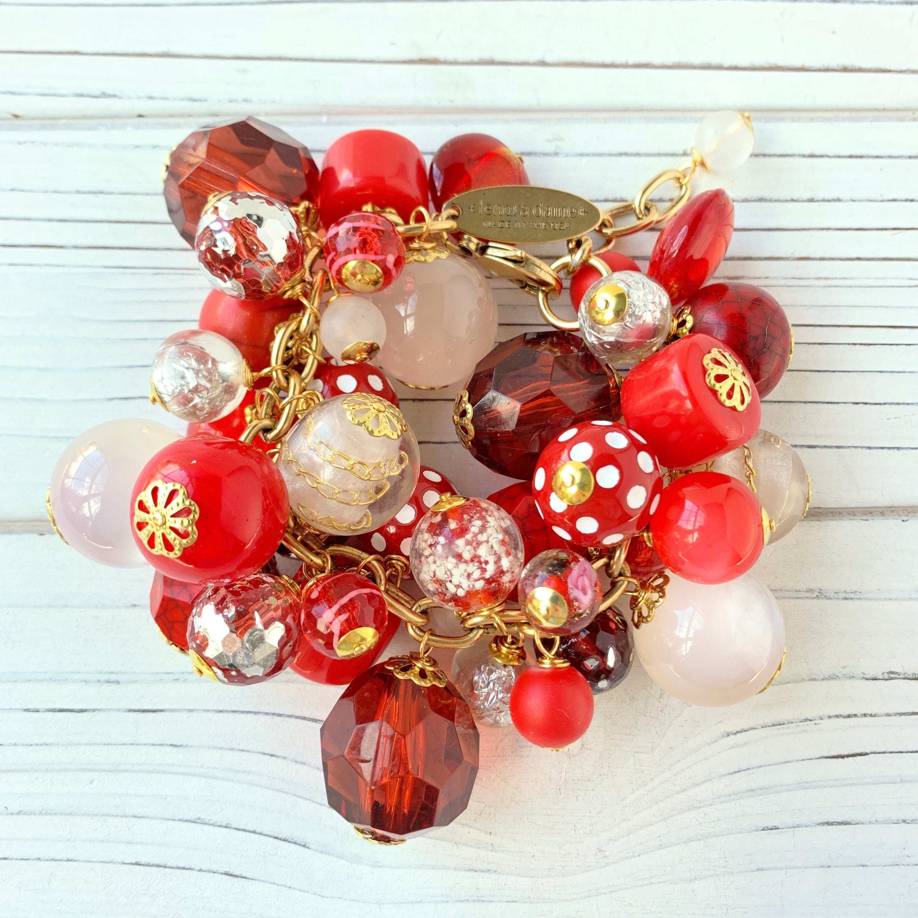Red Charm Bracelet – Lenora Dame
